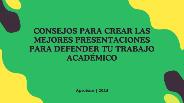 Cómo hacer una presentación Power Point TFG para tu defensa